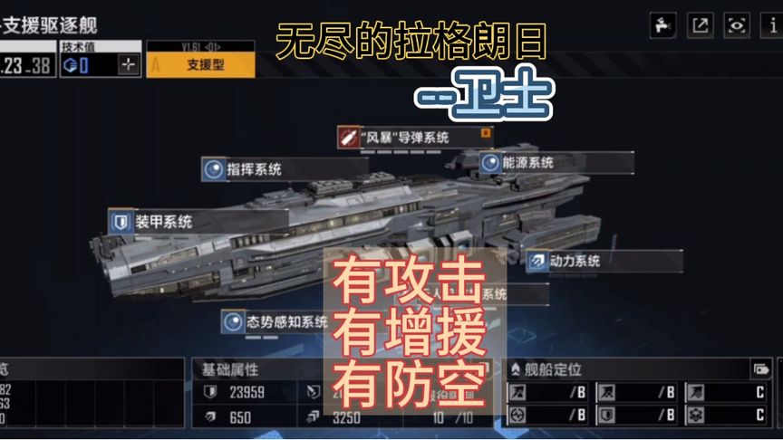 无尽的拉格朗日,舰船介绍 ,能攻能防卫士 。你值得拥有