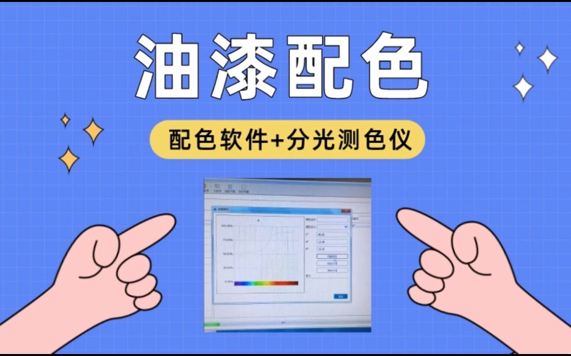油漆配色怎么办?三恩时分光测色仪和配色软件完美解决!