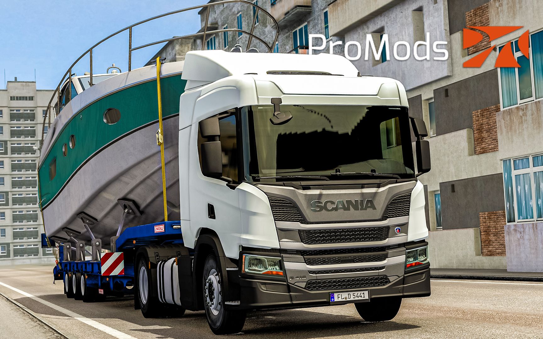 欧洲卡车模拟2 #340:Promods新版本2.50试玩 坐一天一夜船把船送到...