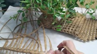 晴晴妈 手机包教程一 藤条编织包包diy