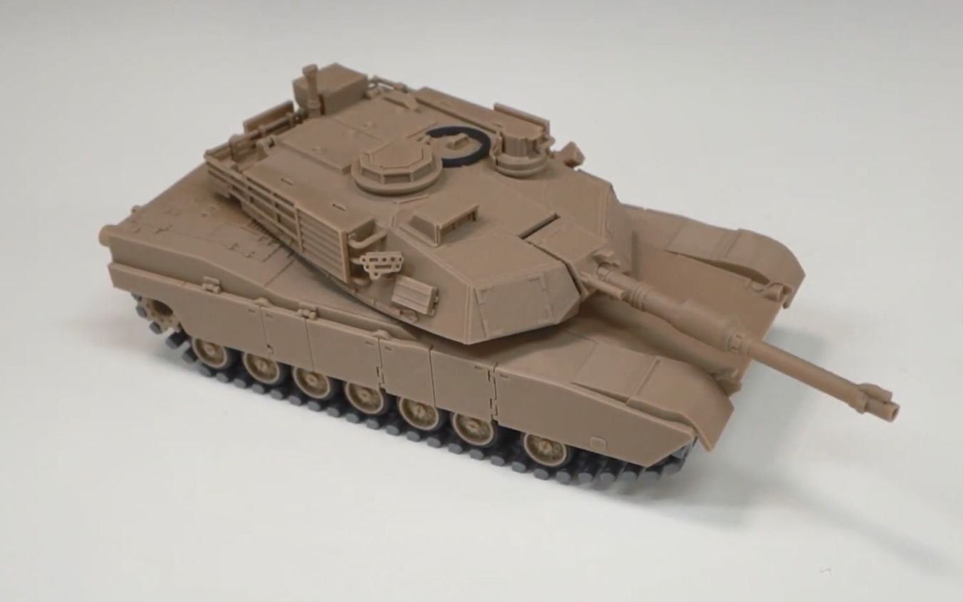 3D打印M1A2坦克,一流战地之王!