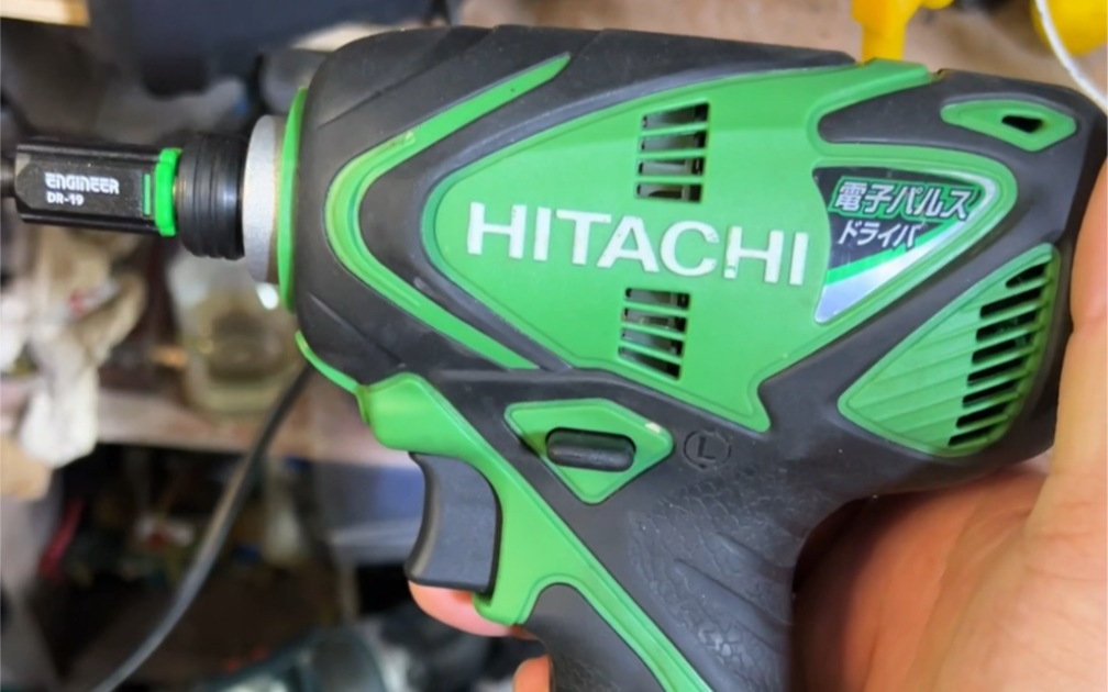 揭秘昨天拆机的日立无刷电批 日立WM10DBL电子脉冲机纯靠电机硬扭...