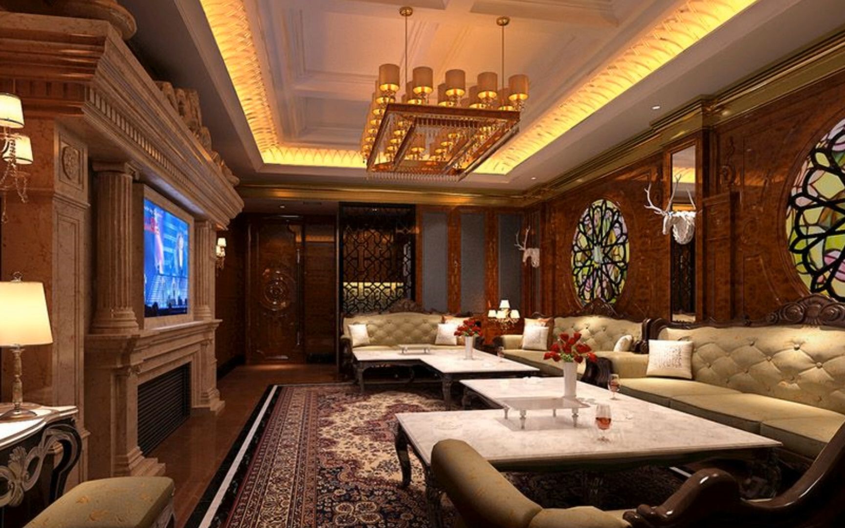 KTV包间.ktv包厢室内设计案例效果图