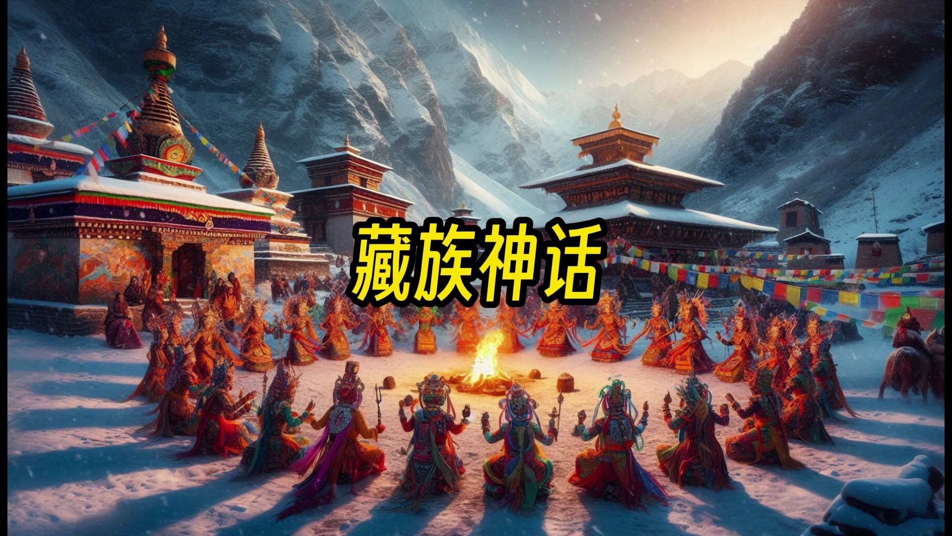 藏族神话:探秘藏族起源与神话传说,原始信仰、苯教、佛教交织的神秘...