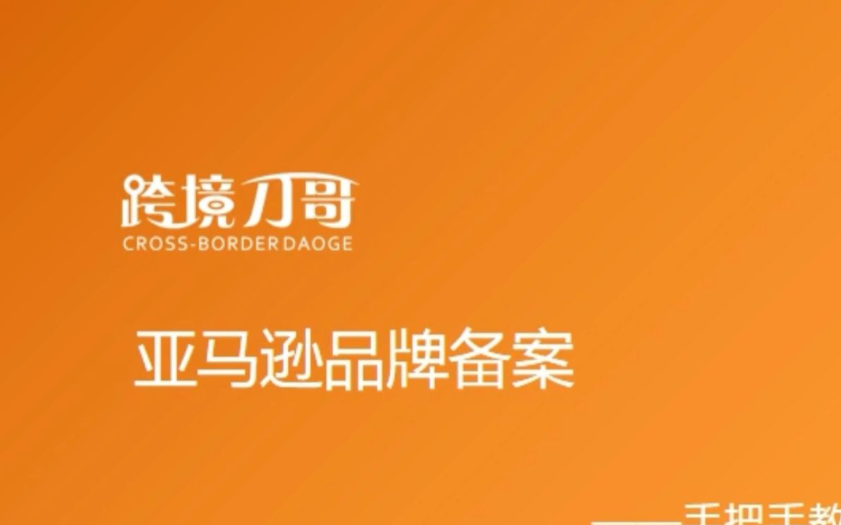亚马逊品牌备案