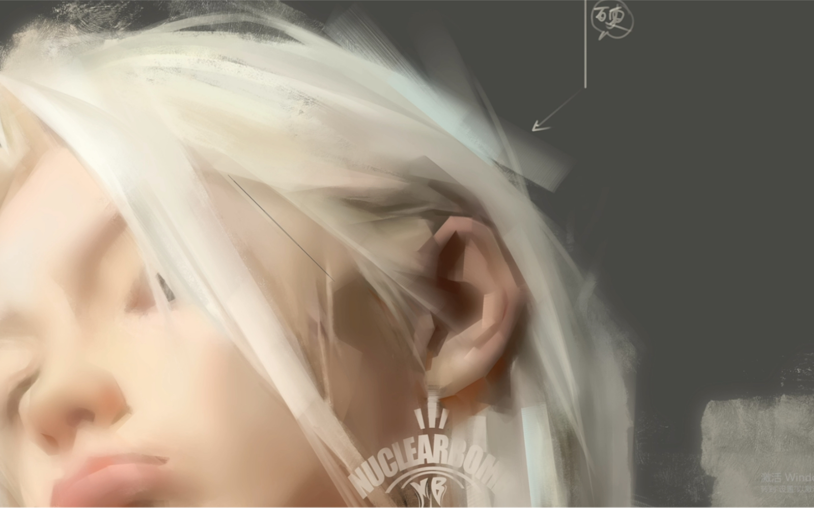 procreate/Ps 头发笔刷用法