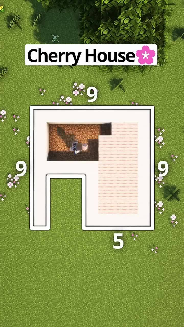 游戏:我的世界建筑教程:粉红樱花木屋