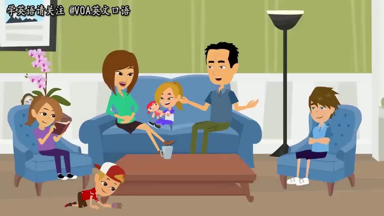 如何用英语介绍自己的家人和家庭日常活动(英文字幕)