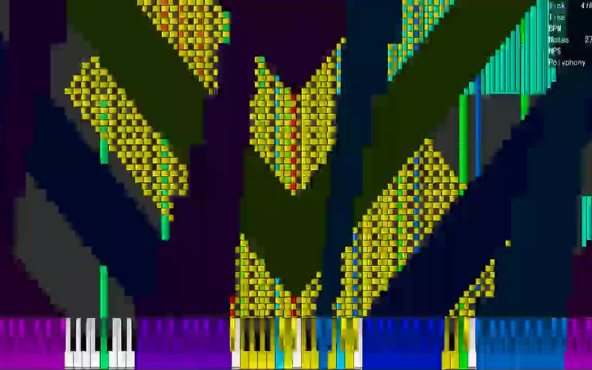 ...回东方Nico童祭】少女觉 ～ 3rd eye 音符数超亿的超级黑乐谱 [黑MIDI]