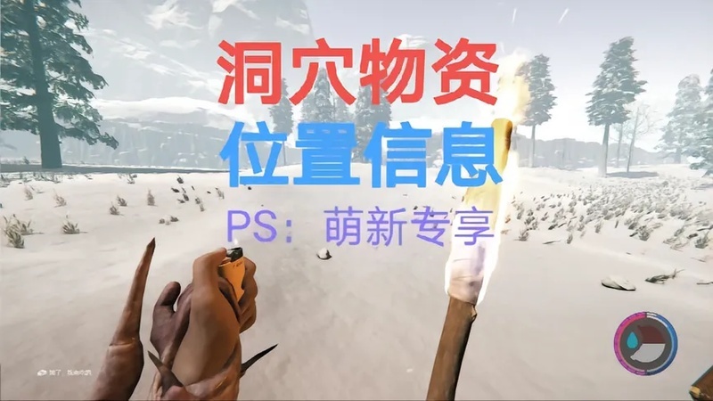 迷失森林番外篇:简单的攻略视频,一些主要的洞穴工具位置