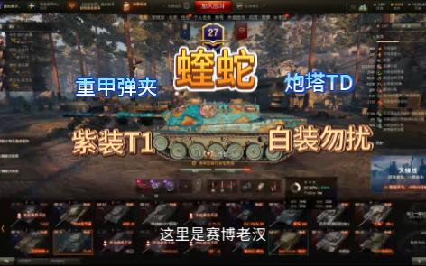【坦克世界新手攻略】蝰蛇强度测试
