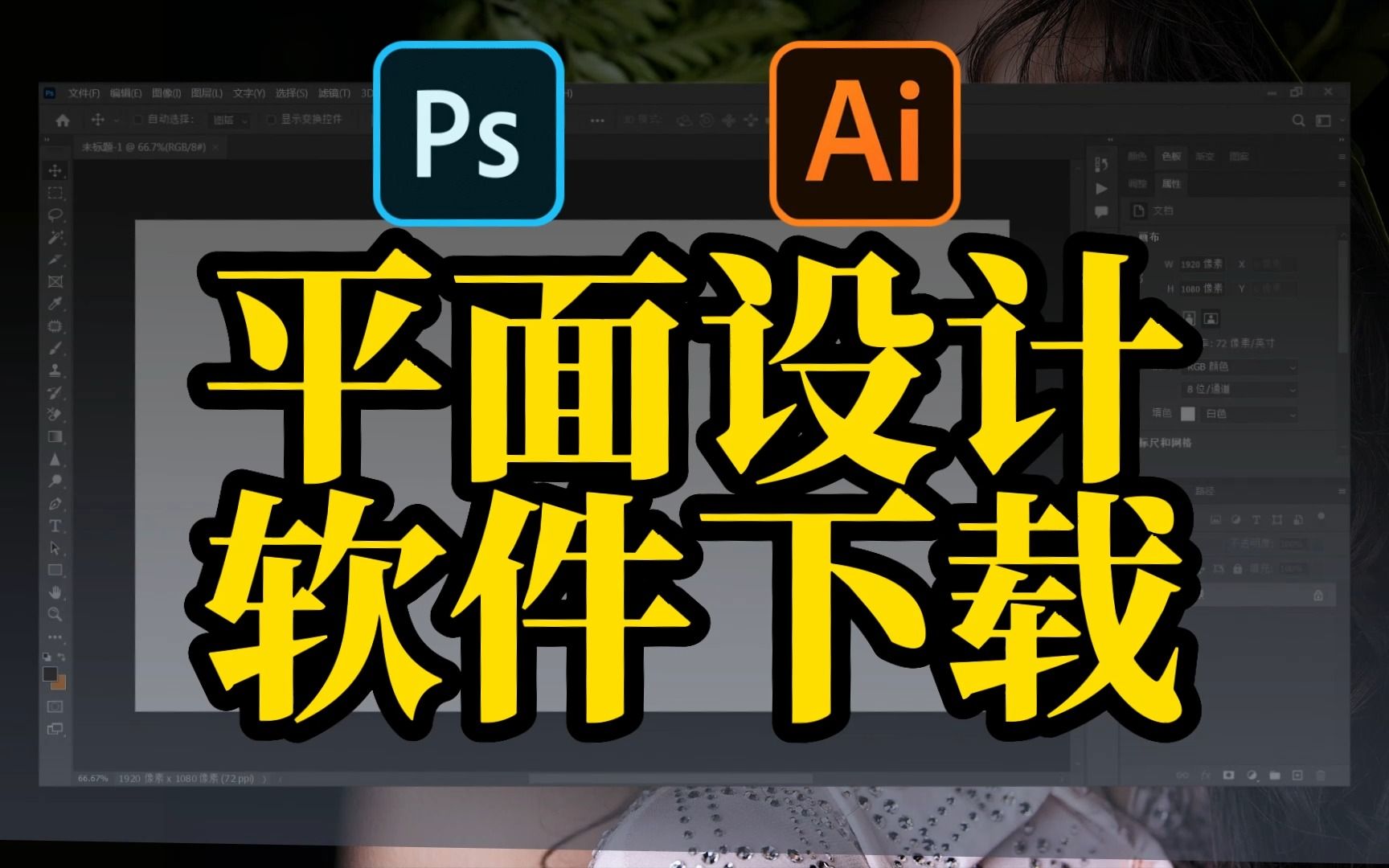 【平面设计·软件篇】2款平面设计入门软件!一键安装永久使用,含快速...