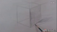 正方体形体的画法,如何理解正方体的透视,立方体的结构比例关系,素描...