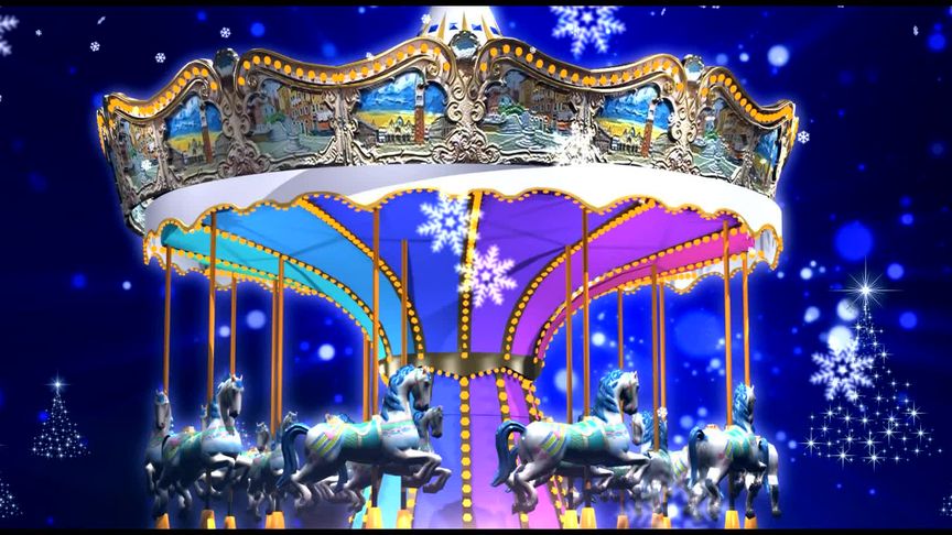 FL&科技绿幕特效-旋转木马