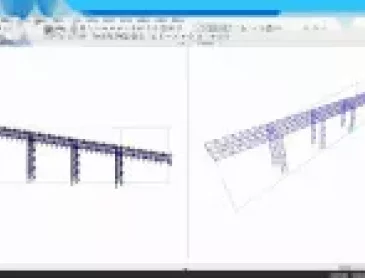 SAP2000钢结构栈桥的建模与分析