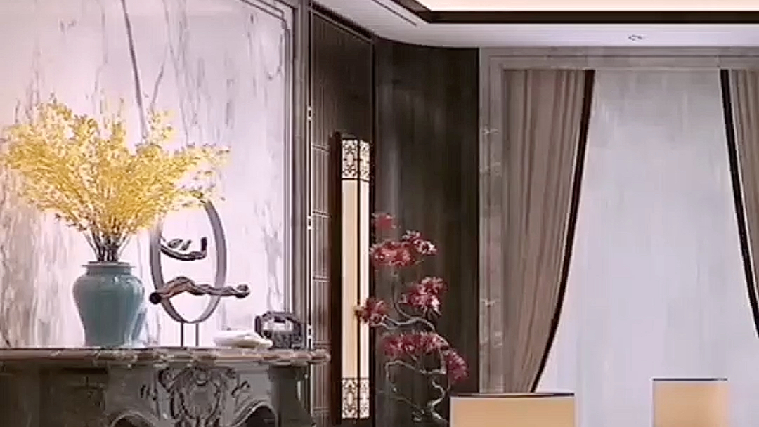 ...以现代全球化趋势的文化背景作为审美情趣的参照,区别于传统中式风...