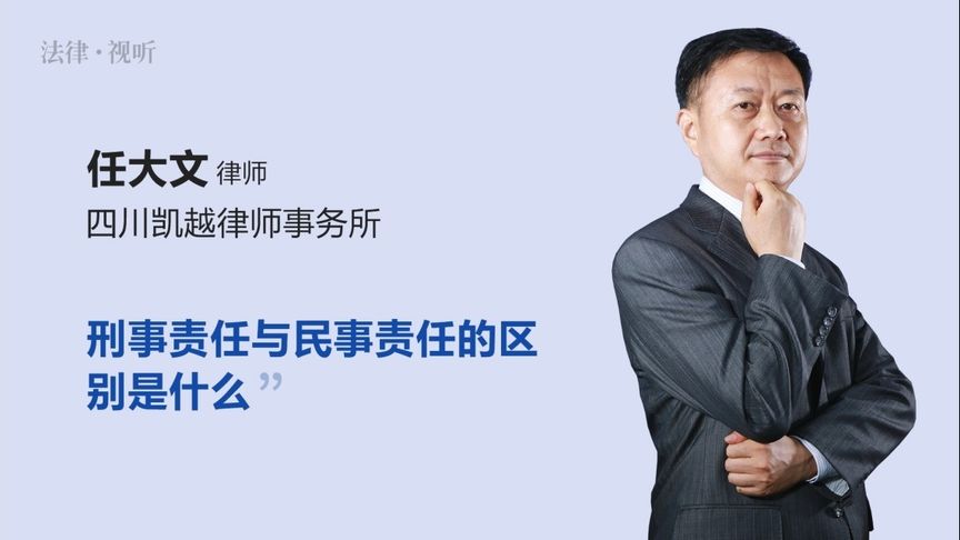 刑事责任与民事责任的区别是什么