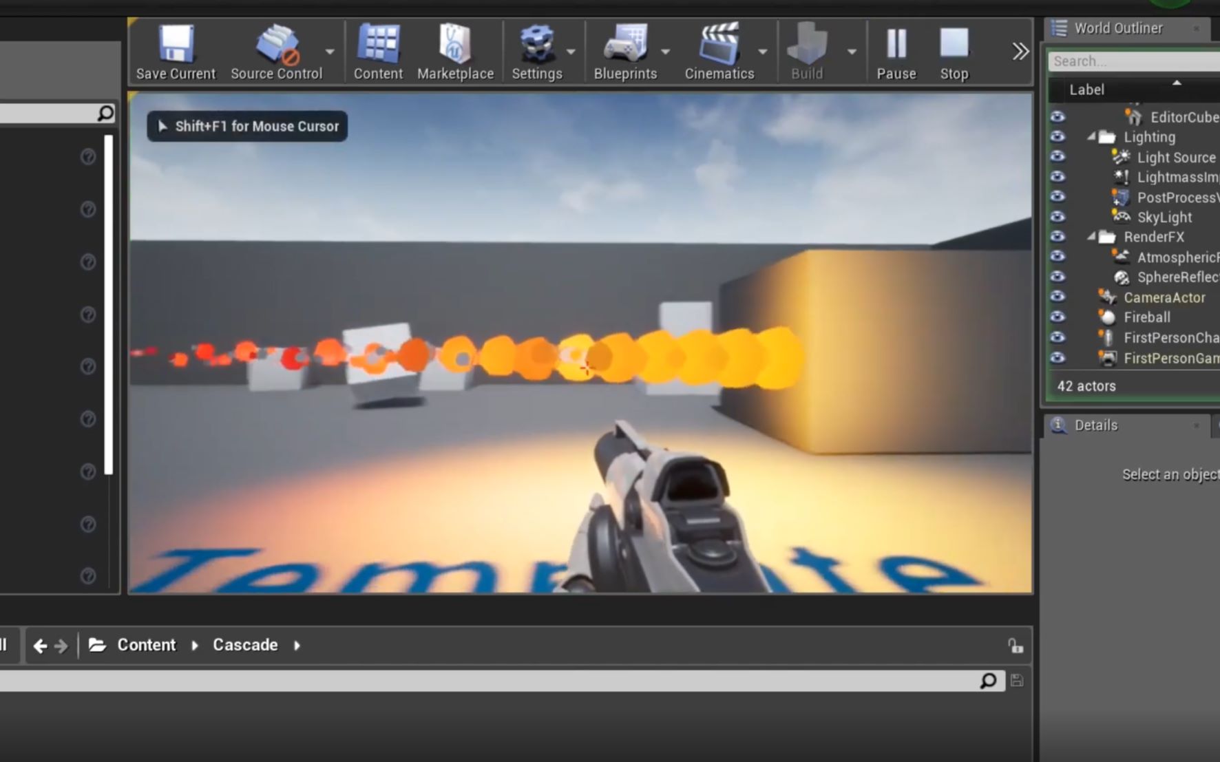 【 UE4 】ue4 非常简单的粒子效果 #没有任何经验的小白也能看懂