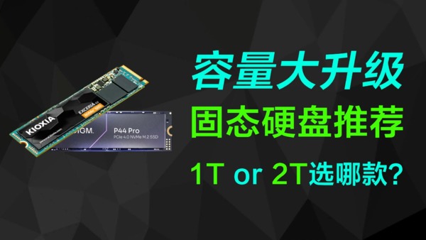 电脑硬盘不够用?1T或2T容量M.2固态硬盘推荐