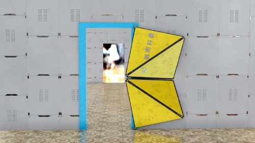 拉风的折叠门原理