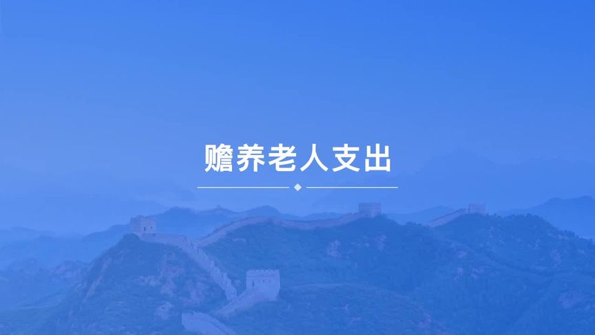 专项附加扣除申报表填写指南——赡养老人支出