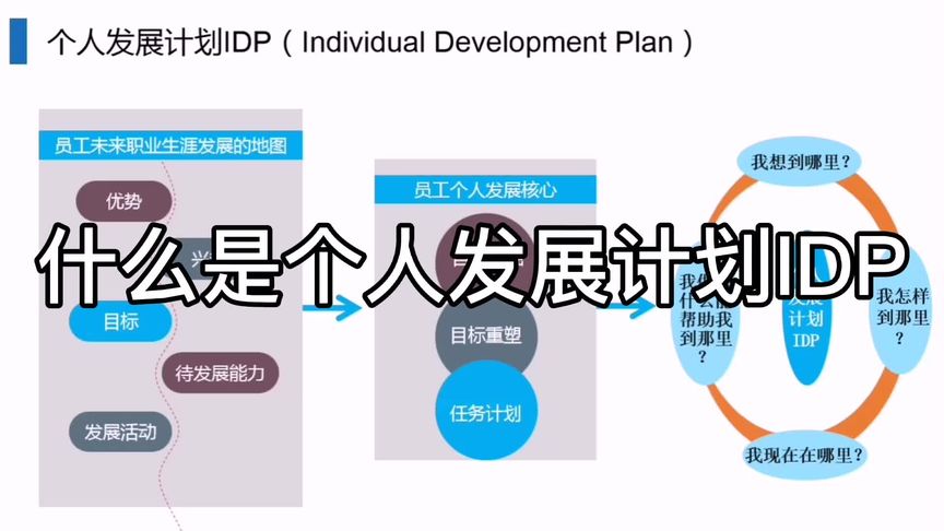 IDP干货分享!什么是个人发展计划(IDP)9-1韩冬老师;韩冬
