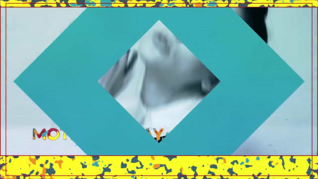 炫彩动态边框视频展示AE模板特效