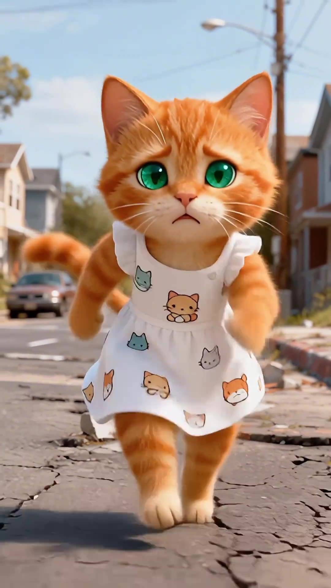 动漫:小设计师小橘猫