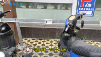 写字楼广场安装电动车充电桩,充满电自动停止计费,停止充电