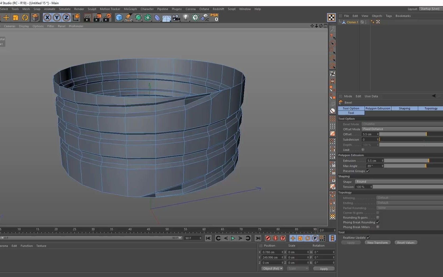 C4D护手霜盒子建模 - Cinema 4d Hand Cream Box