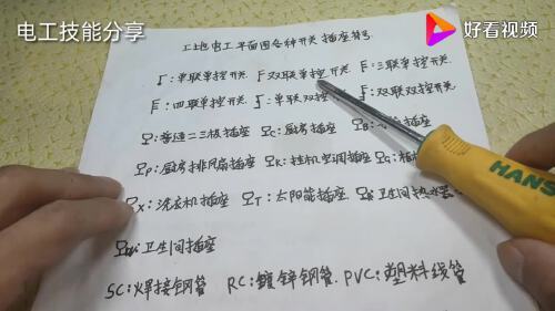 插座符号:符号上的R、P、K分别代表什么意思?电工必学