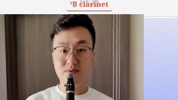 黑管教学降b指法全