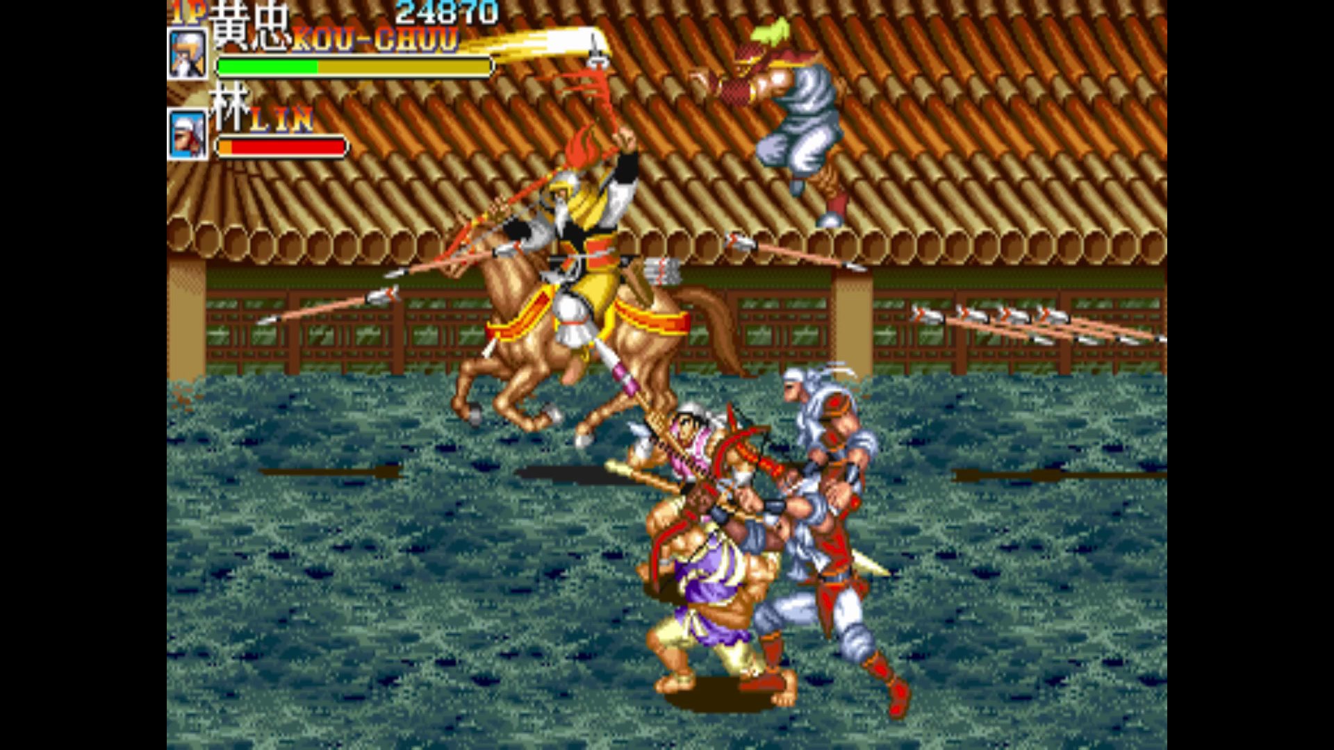 Linux玩MAME街机5: 三国志2中文盗版(wofch)黄忠连发_单机游戏热门...