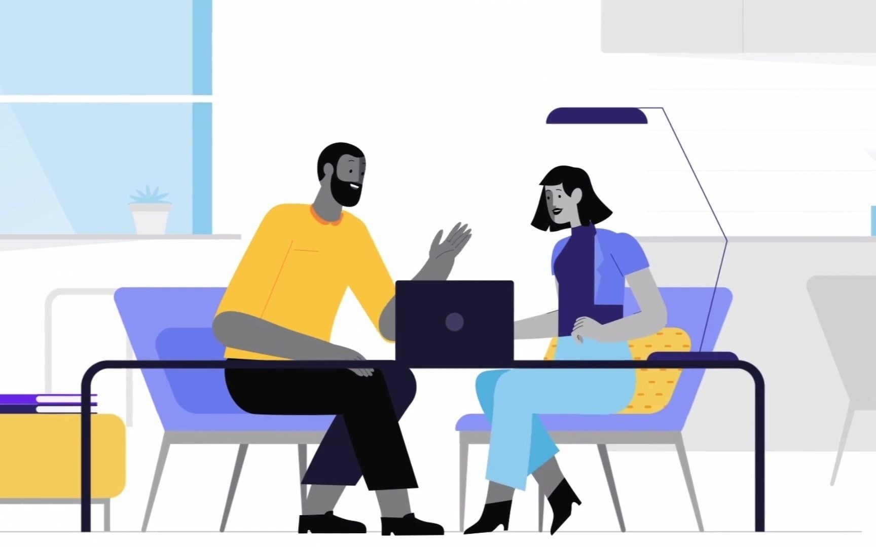 【二维动画】Vidico视频公司创意动态设计工作效率多平台协作办公...