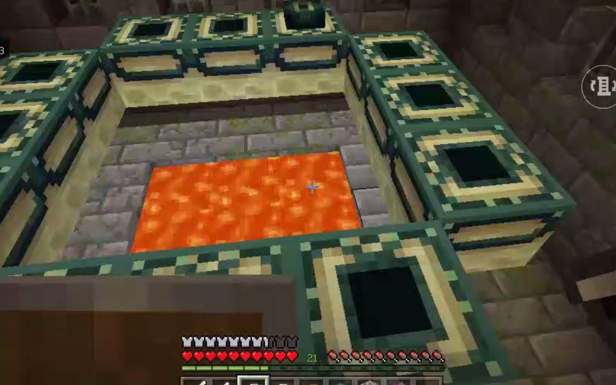 我的世界基岩版单人生存第十六期:寻找末地传送门。
