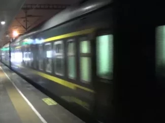 HXD3D0252大番茄牵引K22次列车进入永州车站