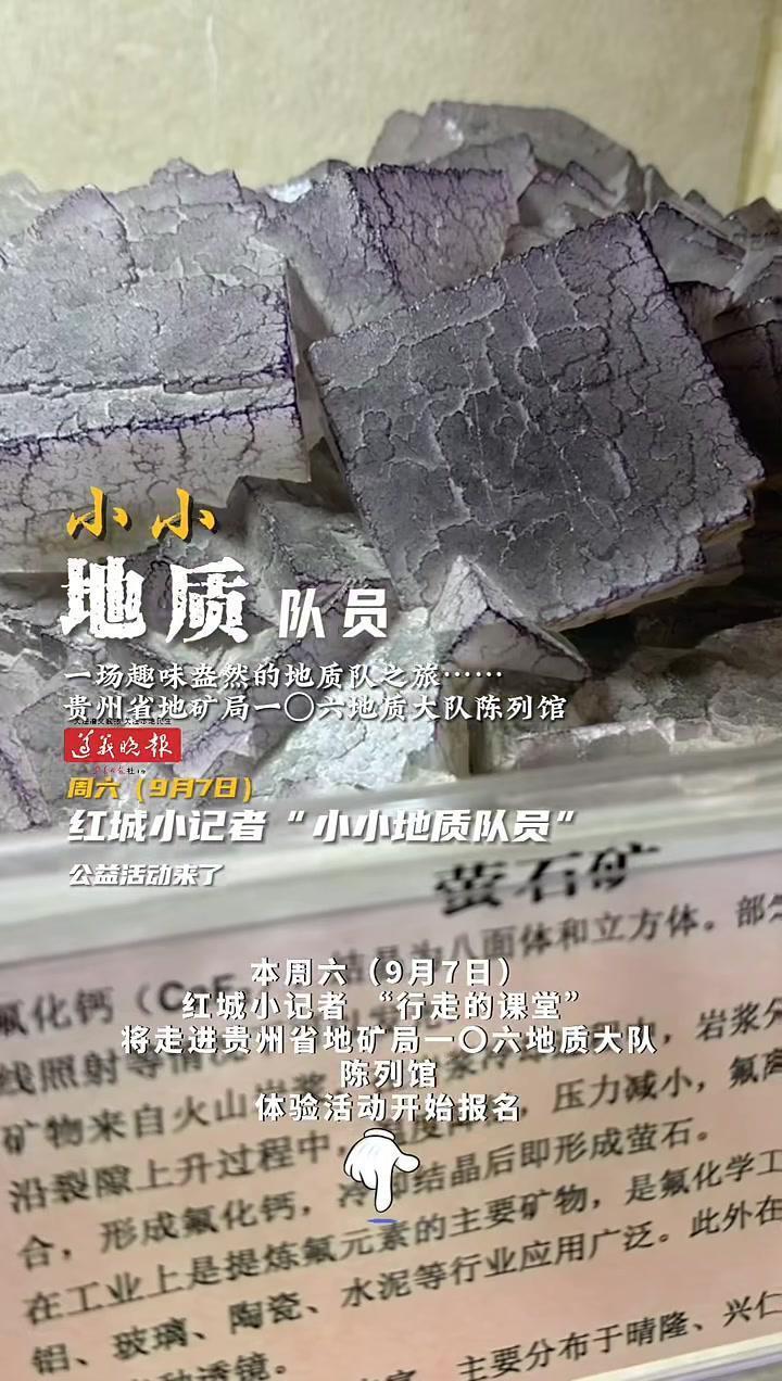 一场趣味盎然的地质队之旅|9月7日,#红城小记者"行走的课堂"之"小小...
