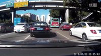 先科行车记录仪录像实测视频