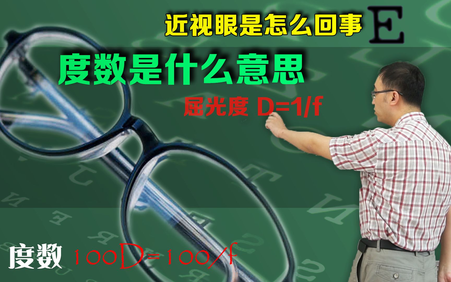 近视眼是怎么回事?眼镜度数又是什么意思?李永乐老师带你了解近视...