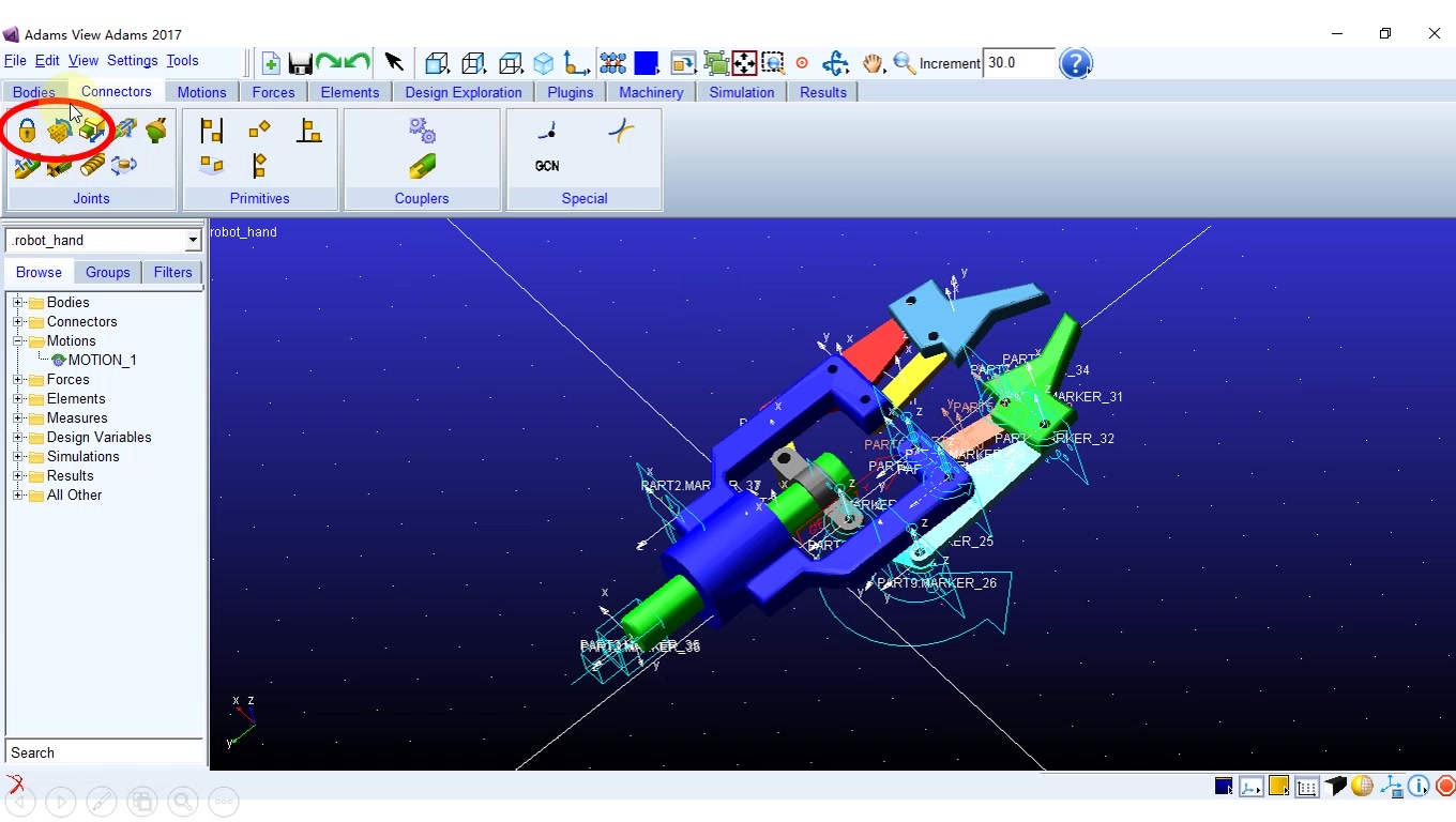 快速玩转Adams(一)转动副移动副接触副添加