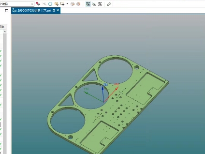 最新版UG-NX2406孔自动编程。