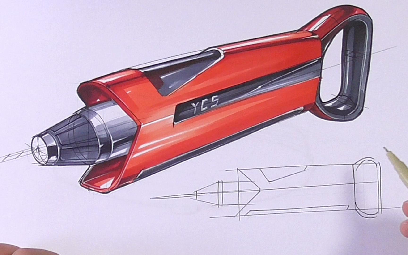 留言反馈,你们选题我来完成·工业设计产品设计考研手绘·25年考研...