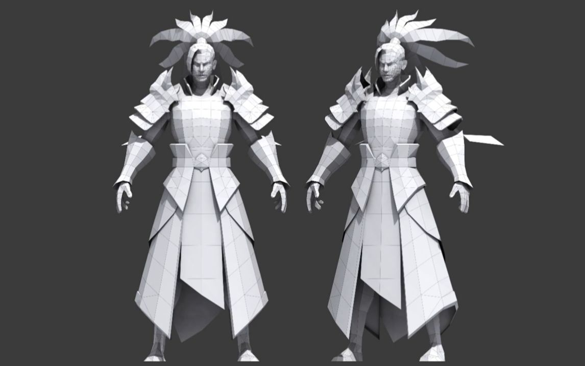 【3DMAX游戏角色建模】3DMAX角色建模衣服布线思路讲解,零基础...