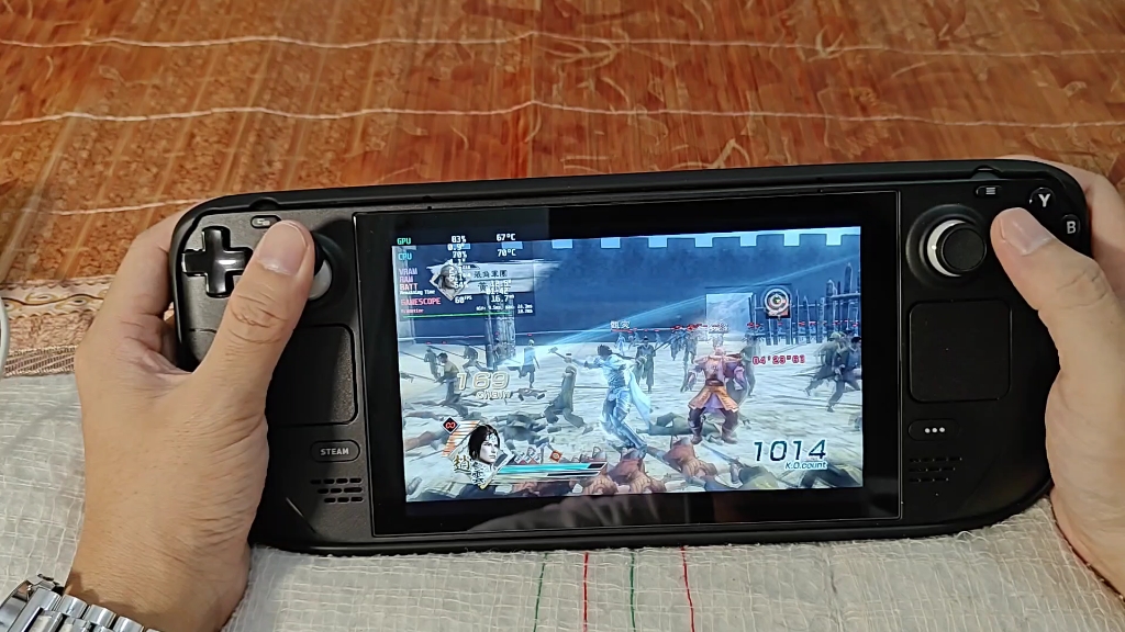 steamdeck的PS3模拟器真三国无双5测试