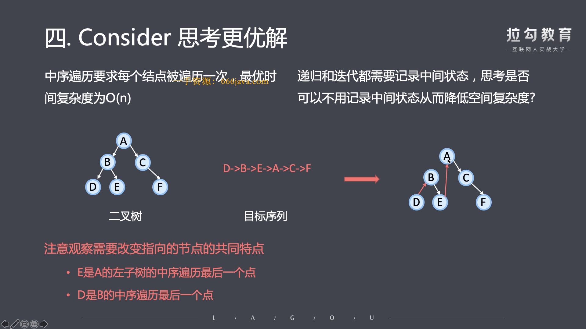 17-二叉树+遍历:二叉树的中序遍历