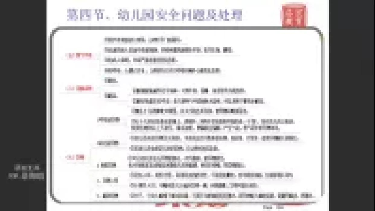 教师资格证《保教知识与能力》第三章——第四节 幼儿园安全问题及...