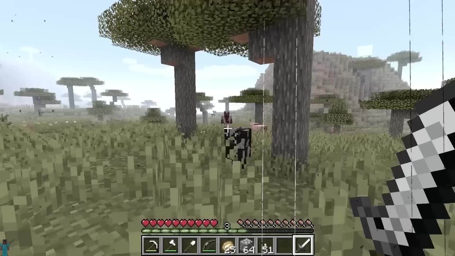 我的世界:如果你在树林中看到这个实体,请不要返回住所! #我的世界 #...