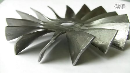 如何制作喷气发动机叶轮 自制涡喷扇叶