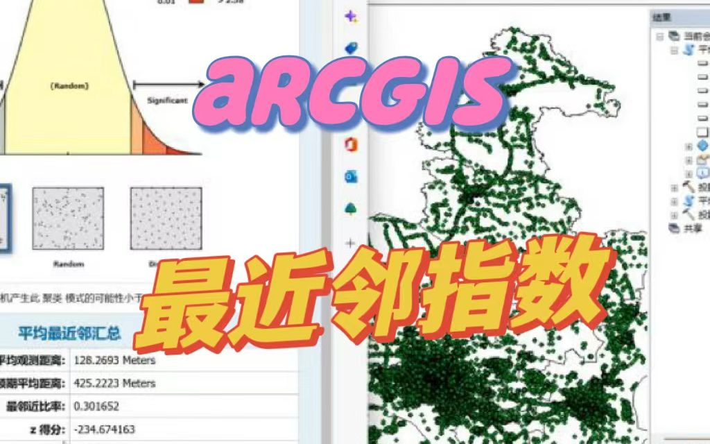 基于ArcGIS计算最近邻指数