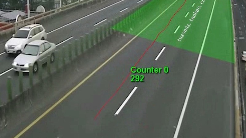 高速车流统计人流量客流量计数摄像机